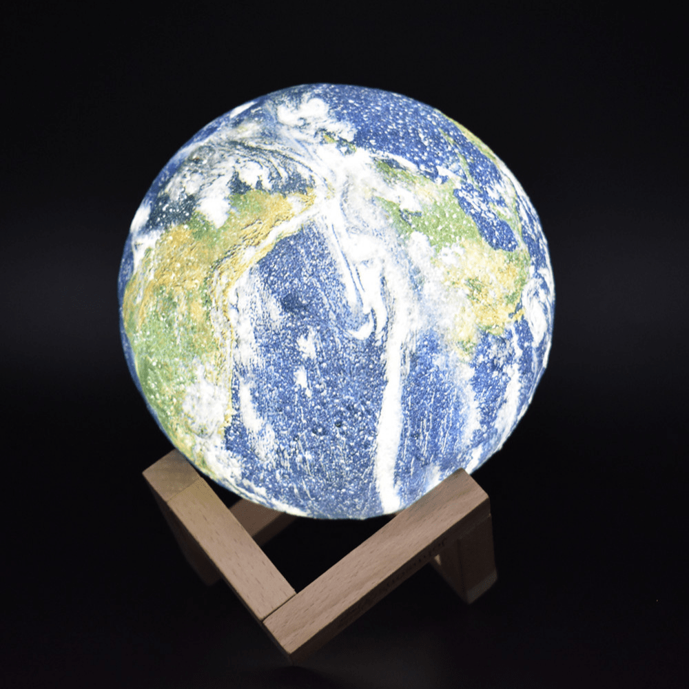 3D Printed Earth Lamp [FREE Shipping] – Gadget Gerbil