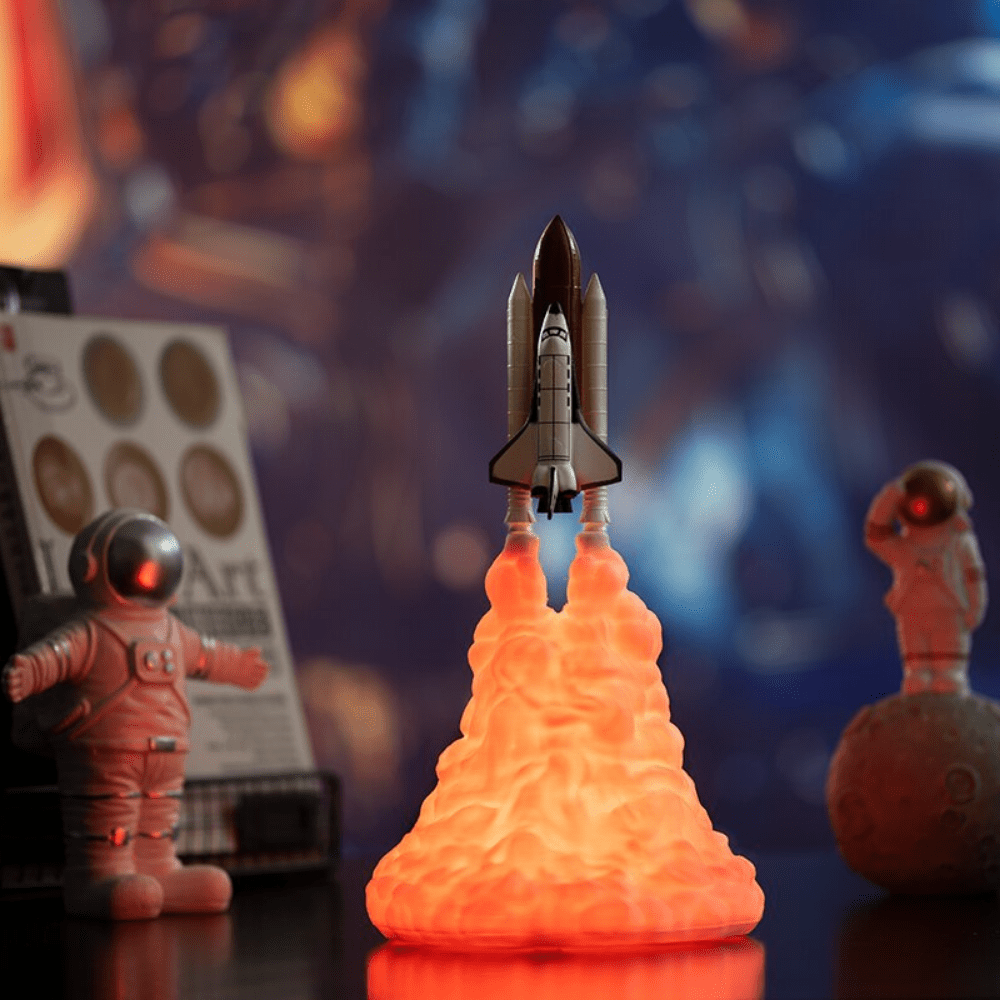 3D Printed Rocket Lamp [FREE Shipping] – Gadget Gerbil