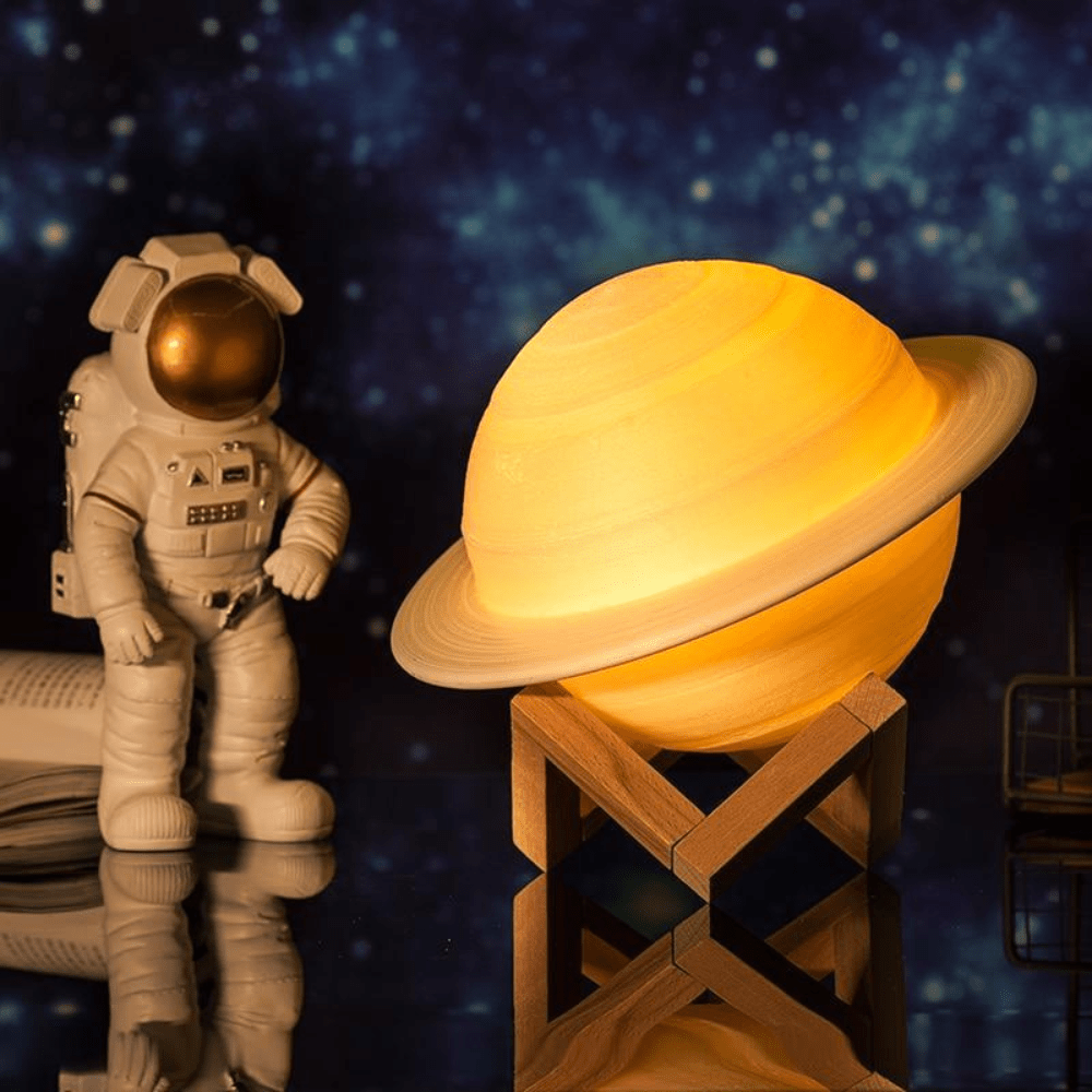 3D Printed Saturn Lamp [FREE Shipping] – Gadget Gerbil