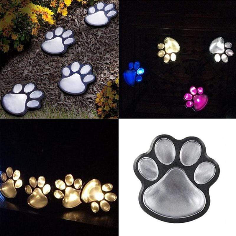 Solar Powered Paw Print Lights [FREE Shipping] – Gadget Gerbil