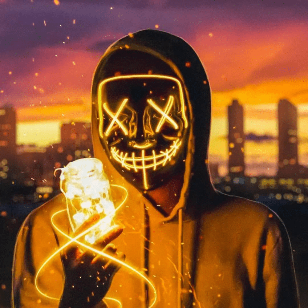 Light Up LED Purge Mask [FREE Shipping] – Gadget Gerbil